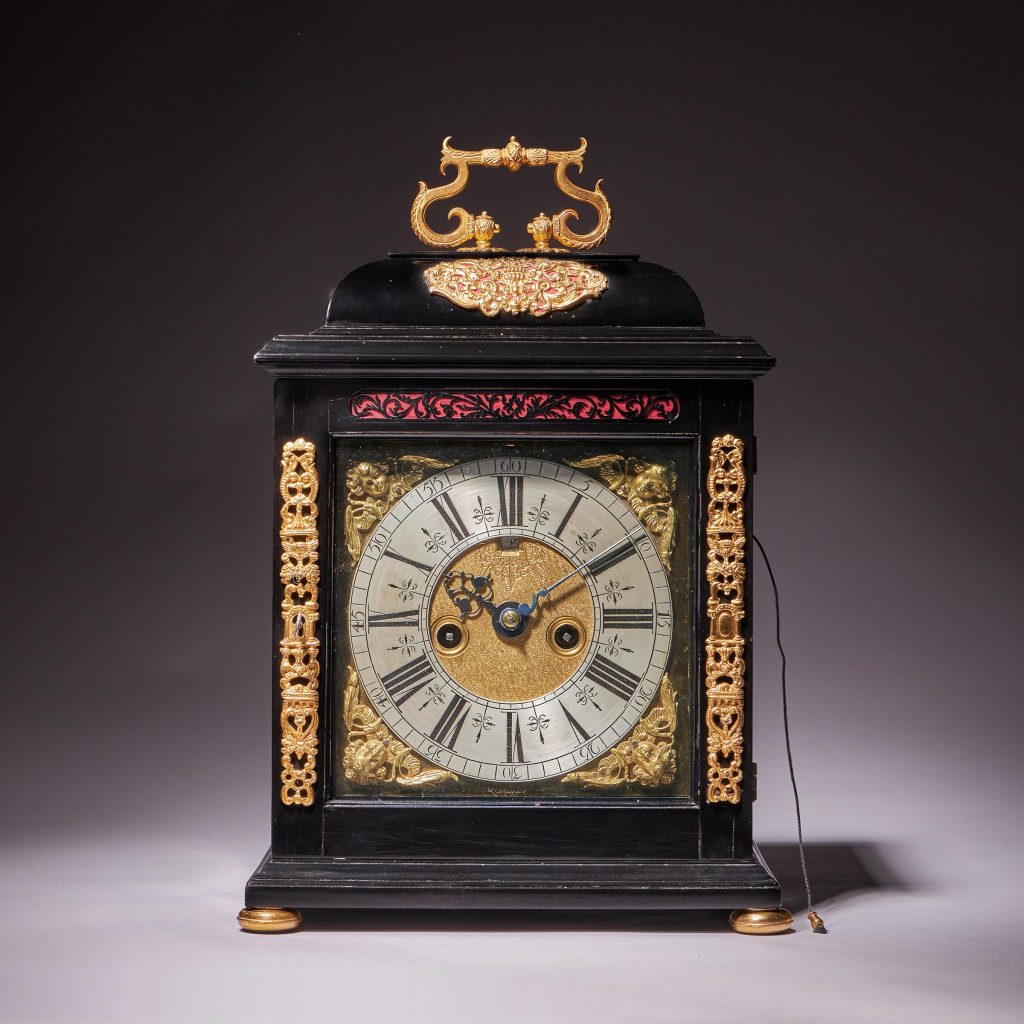 A 17th Century William and Mary eight-day table clock by Isaac Lowndes ...