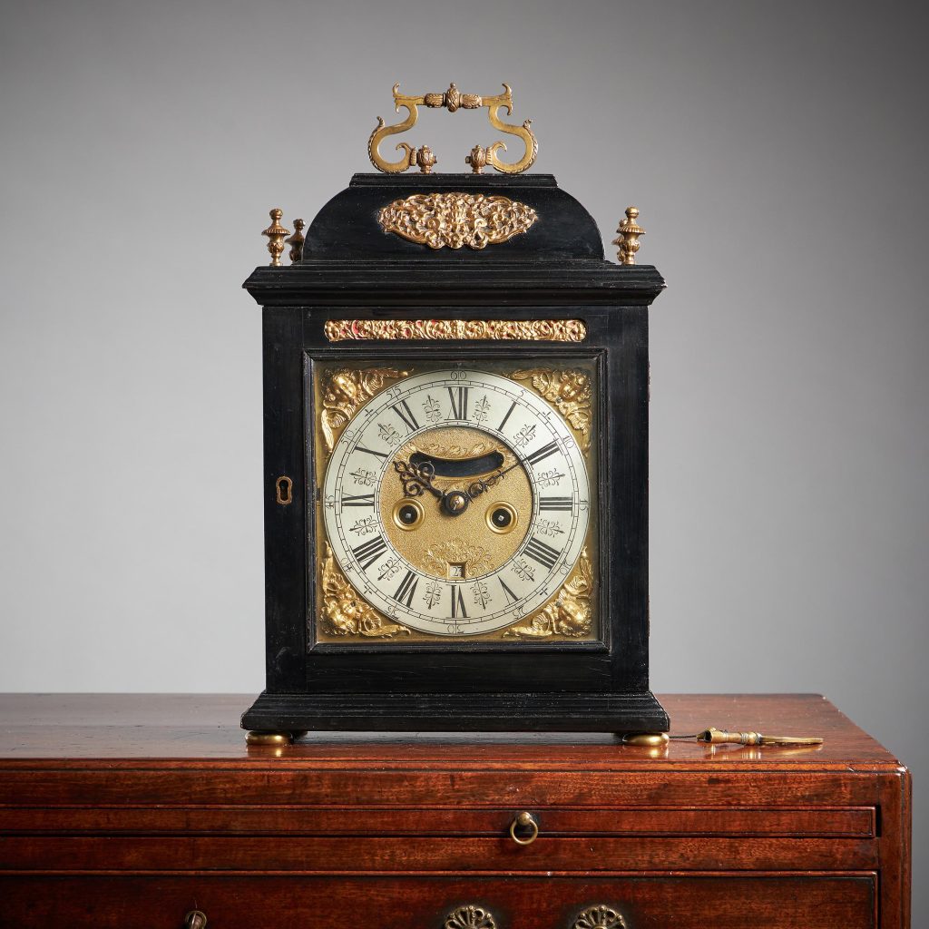 A 17th Century William and Mary eight-day table clock by Johnathan ...
